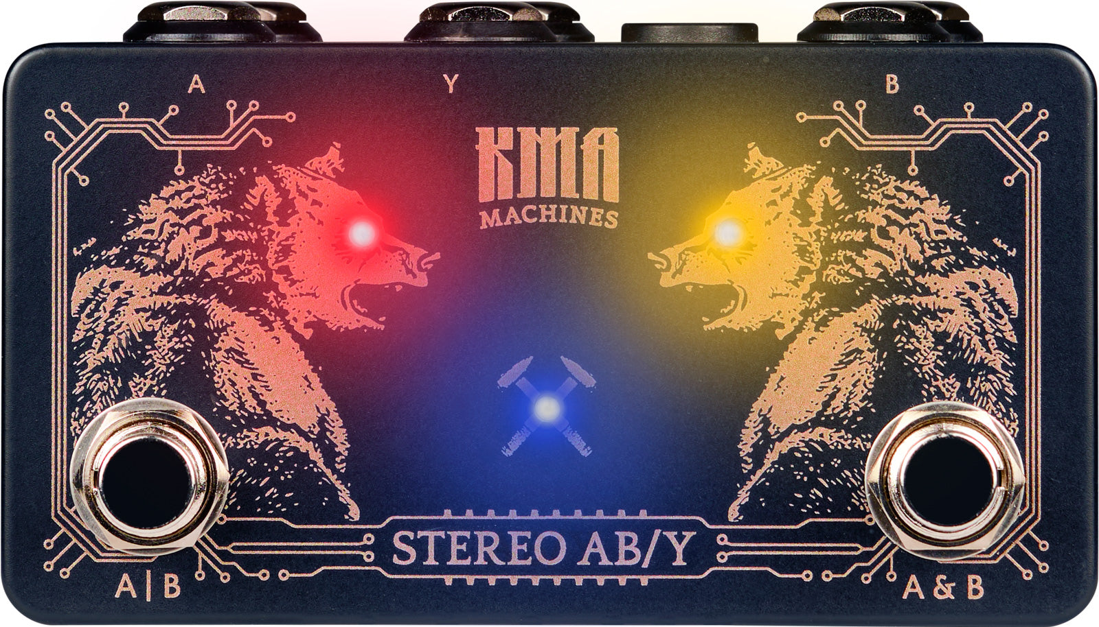 KMA Machines Stereo ABY Pedal Selector
