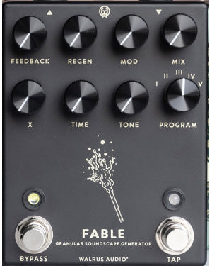 Walrus Fable Black Pedal Generador de Granulado de Paisajes Negro