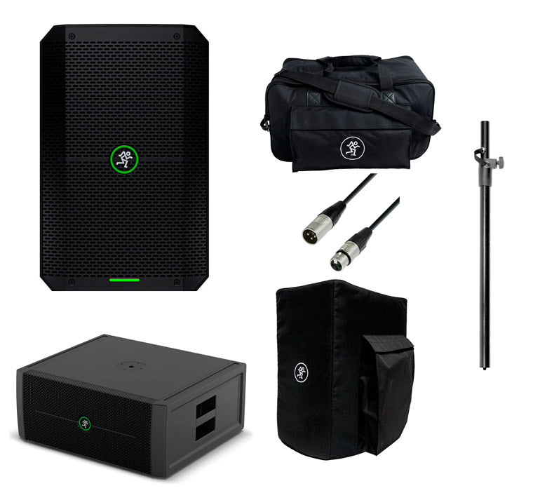 Mackie -Pack- Thump Go Altavoz PA Portátil + Subwoofer Thimp Sub Go y ...