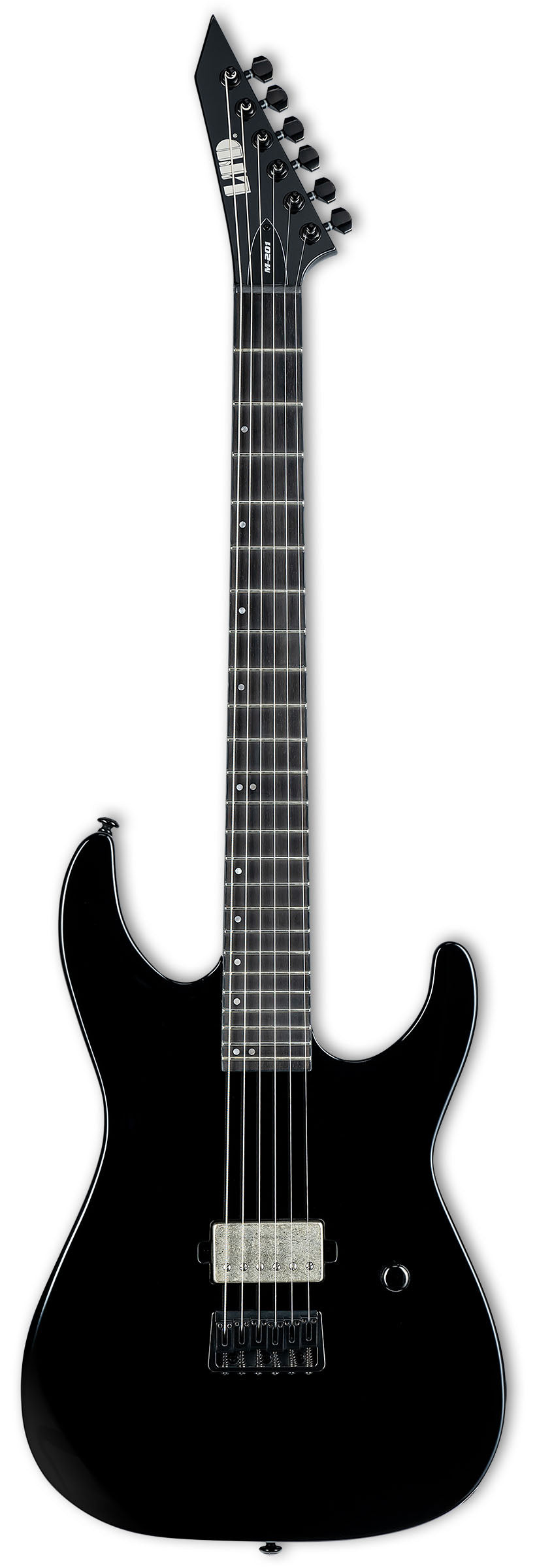 Esp Ltd M201ht Baritone Blk Guitarra Eléctrica Negra