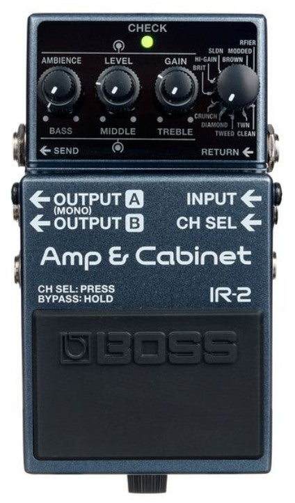 Boss IR2 Pedal IR de Pantalla y Amplificador