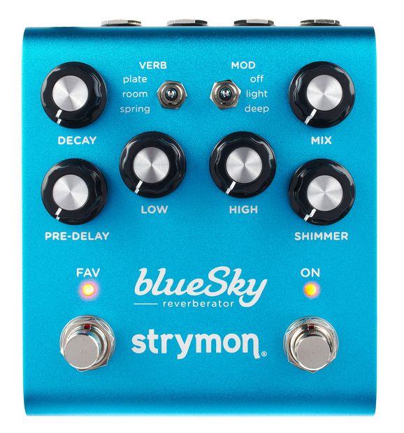 Strymon Blue Sky v2 FSR Reverberator Pedal Reverb