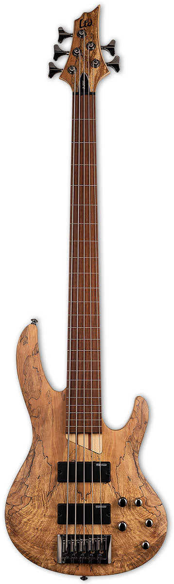 ESP LTD B205SM NS Fretless Bajo Eléctrico 5 Cuerdas Natural Satin